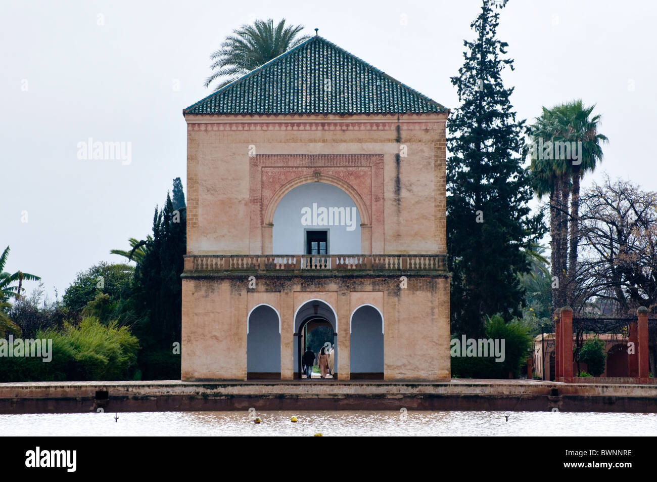 Sidi Muhammad ibn Abdallah Pavilion at the Menara Gardens, Marrakech ...