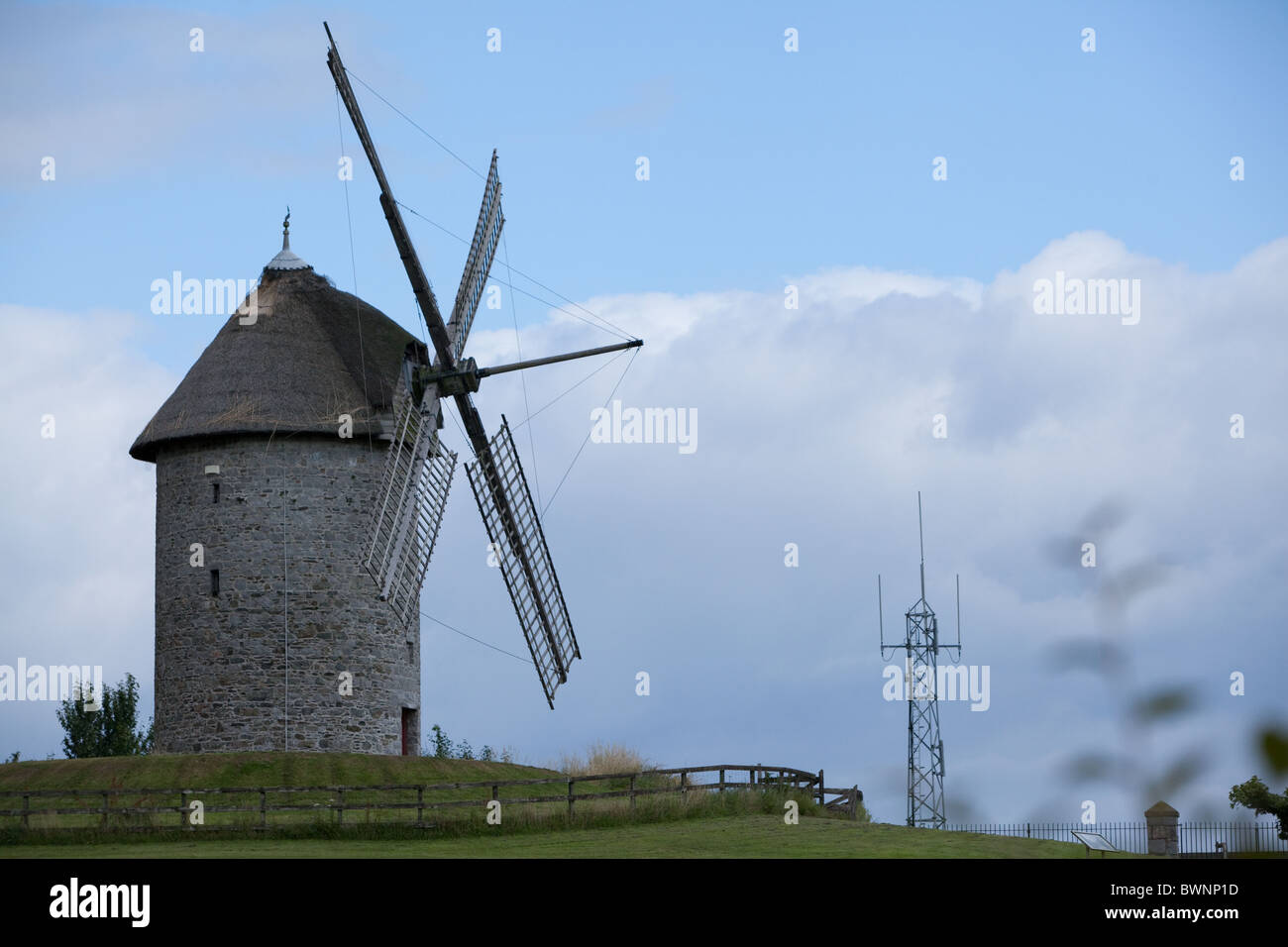 One of 2 windmills located at Skerries Town Park with communications ...