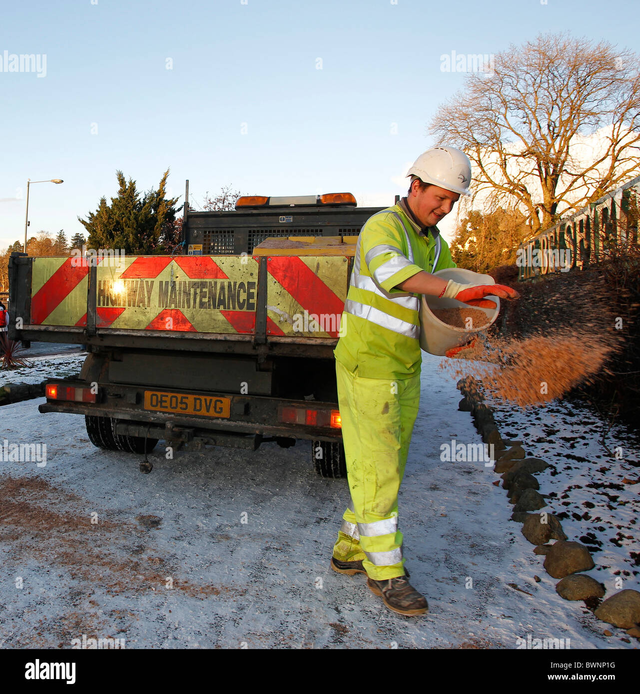 Maintenance of roads and pavements hi-res stock photography and images ...