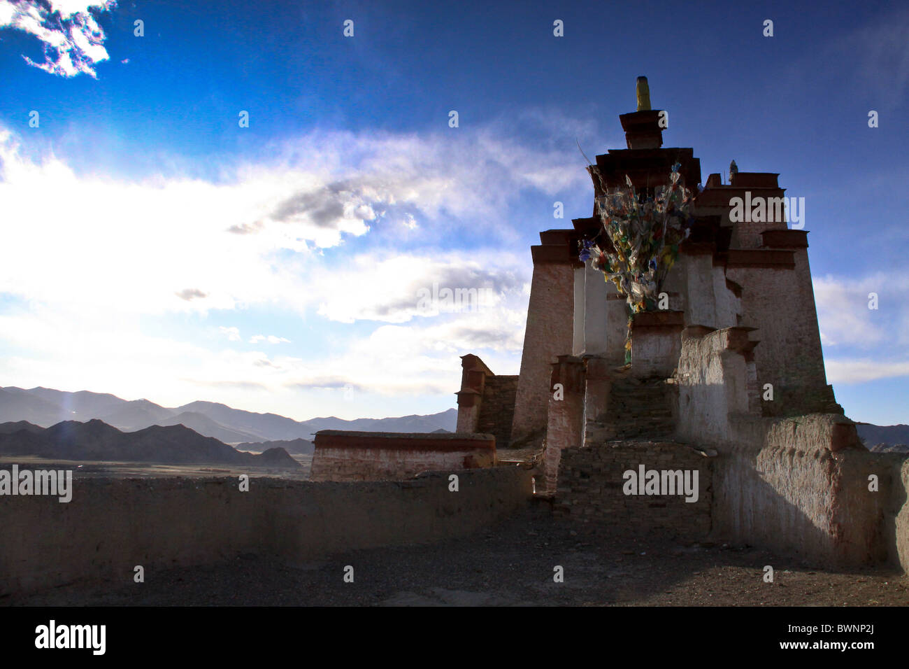 Palcho Fort in Gyantse, Tibet Stock Photo - Alamy
