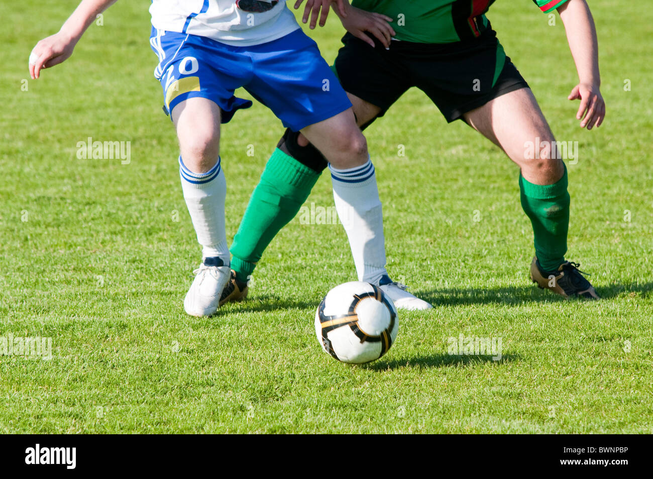 Legs football player during training hi-res stock photography and ...
