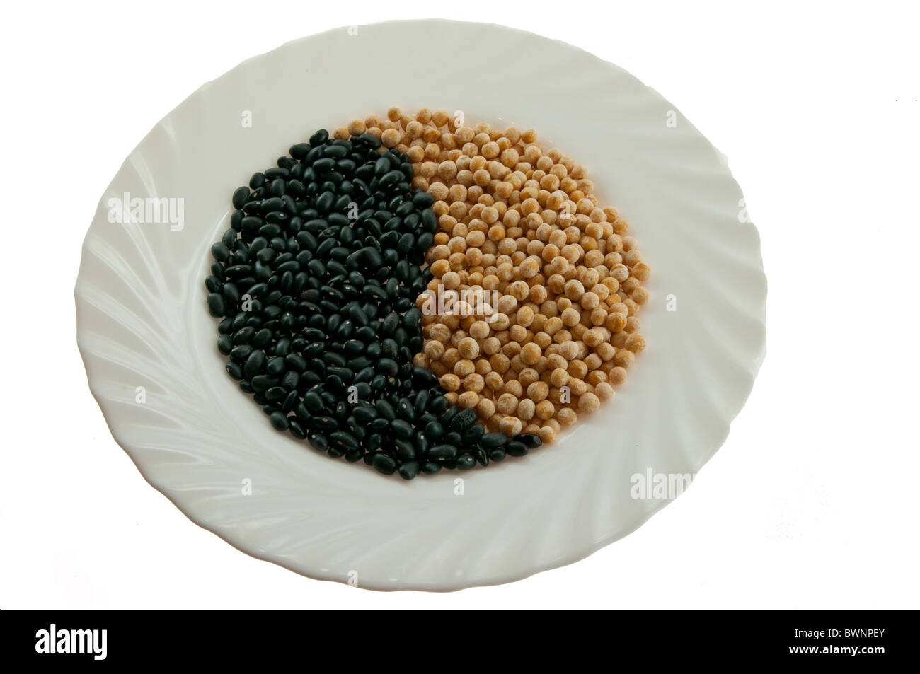 The picture of yin and yan symbol Stock Photo - Alamy