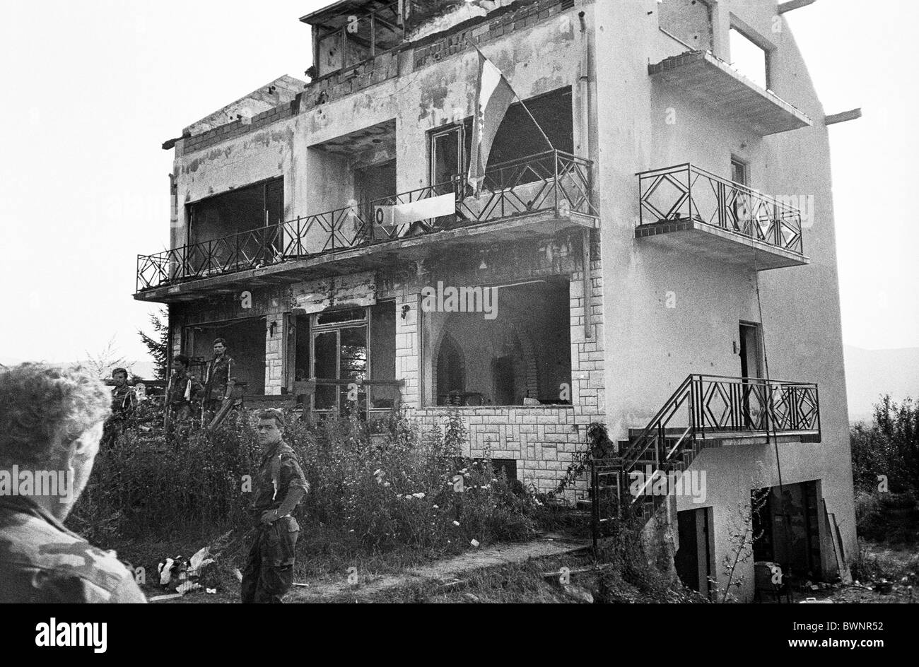 War in Croatia - Destroyed house, Operation Oluja (Storm), August 1995 ...
