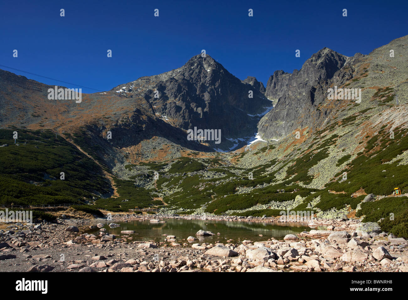 Lomnicky Stit peak High Tatra mountains Slovakia Stock Photo - Alamy