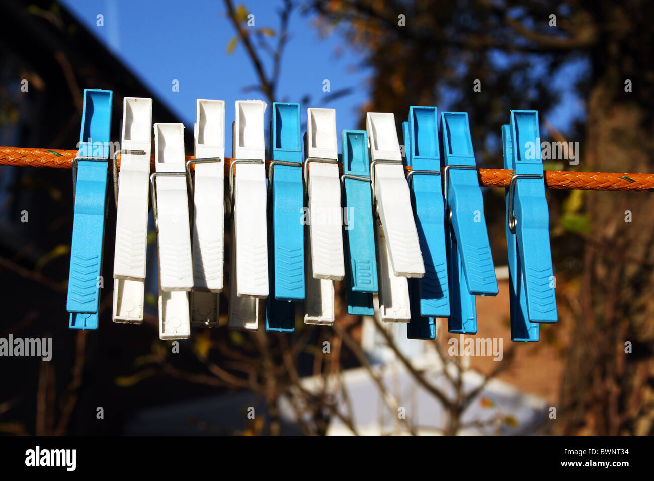 Washing on the line hi-res stock photography and images - Alamy