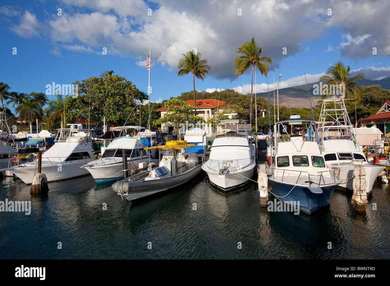 Lahaina Harbor, Maui, Hawaii Stock Photo - Alamy