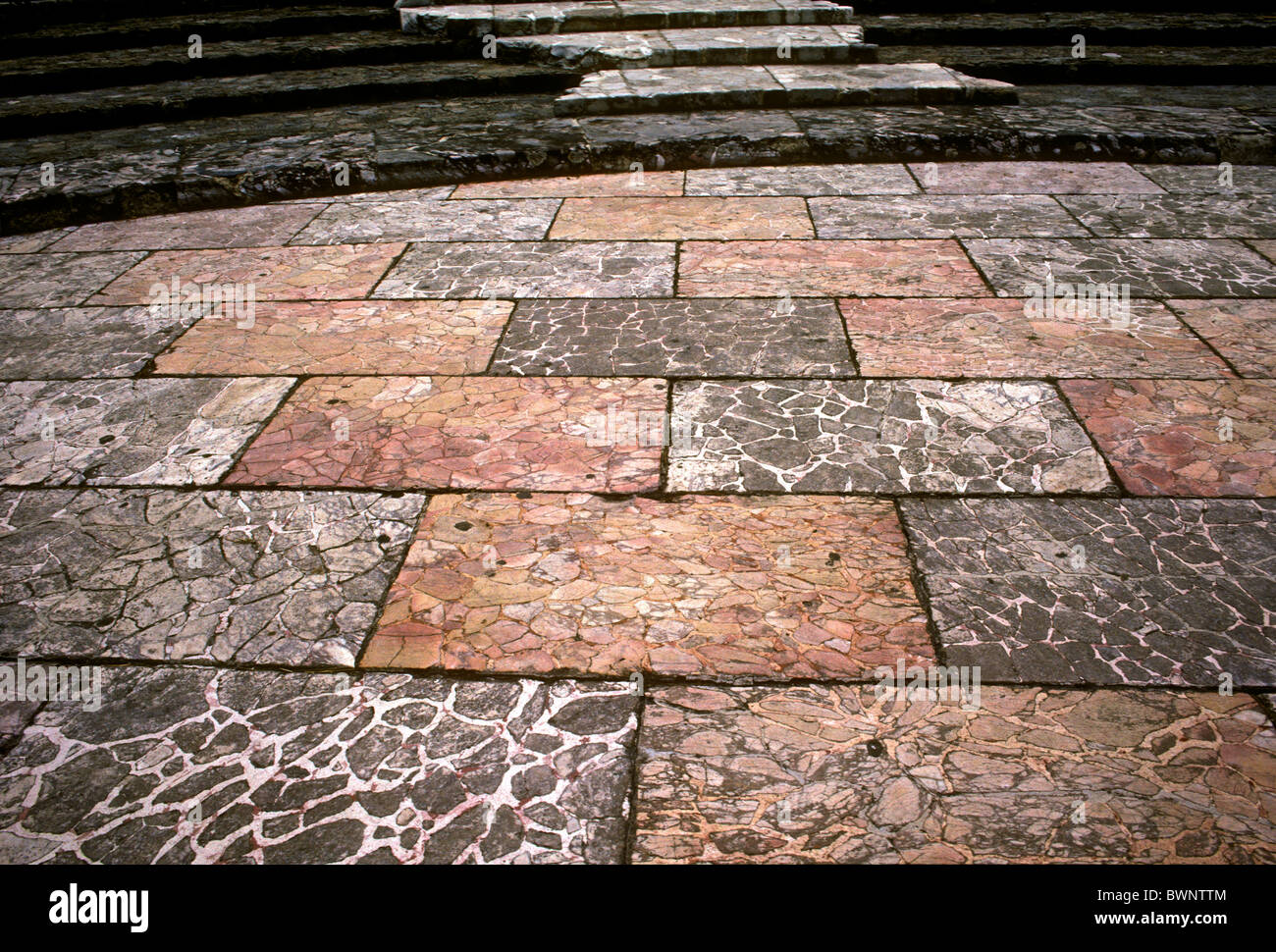 polychromatic marble floor, Roman Theater, Roman Theatre ...
