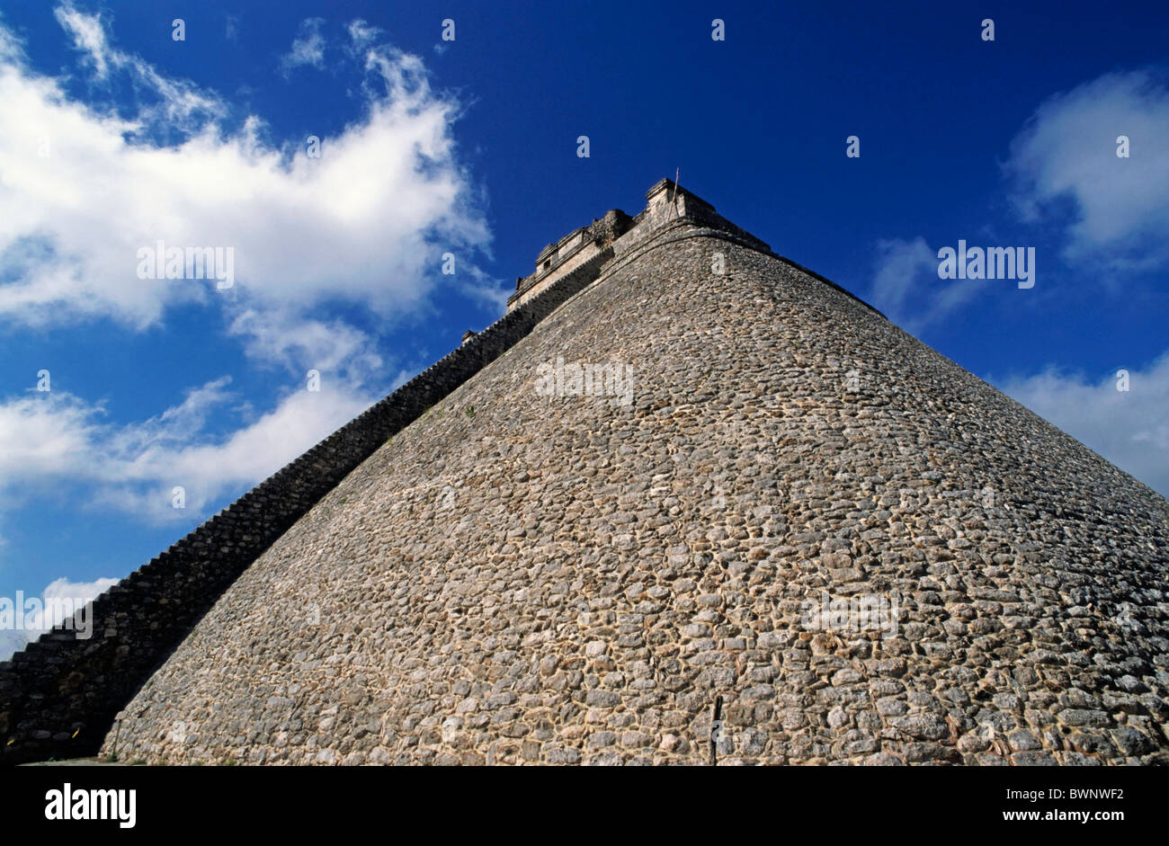 Uxmal pyramid of the magician Stock Photo - Alamy