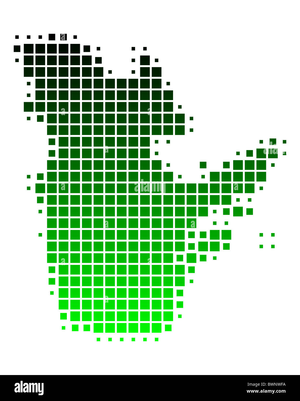 Map of Quebec Stock Photo - Alamy