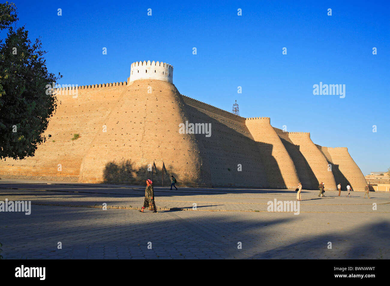 Ark fortress Bukhara Uzbekistan Central Asia City walls Orient Oriental ...