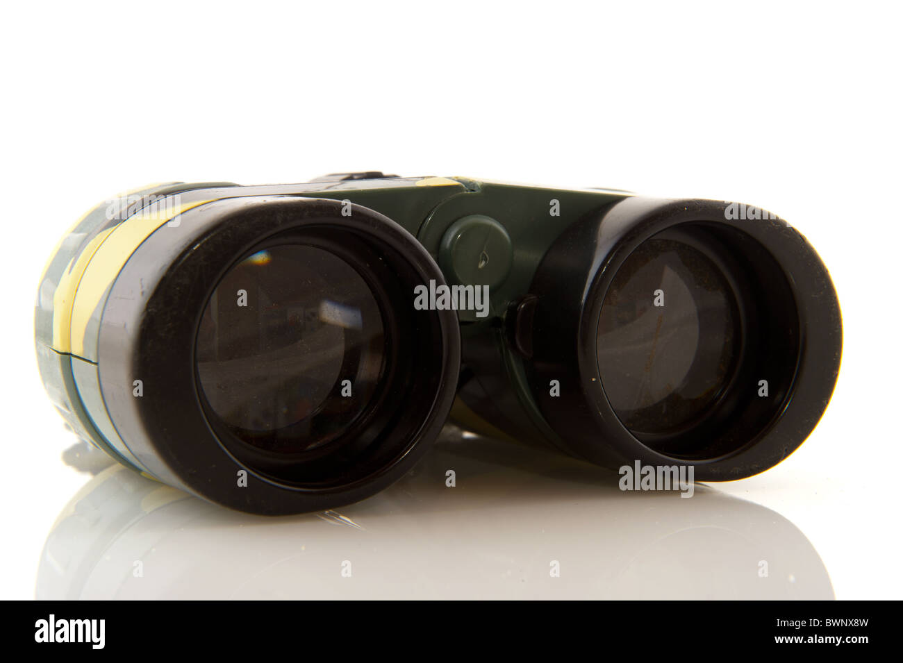 Binoculars in camouflage colors Stock Photo - Alamy
