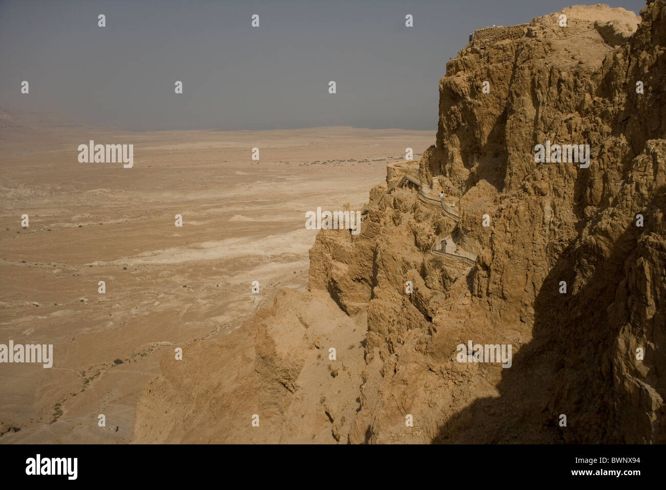 Herods palace at masada hi-res stock photography and images - Alamy