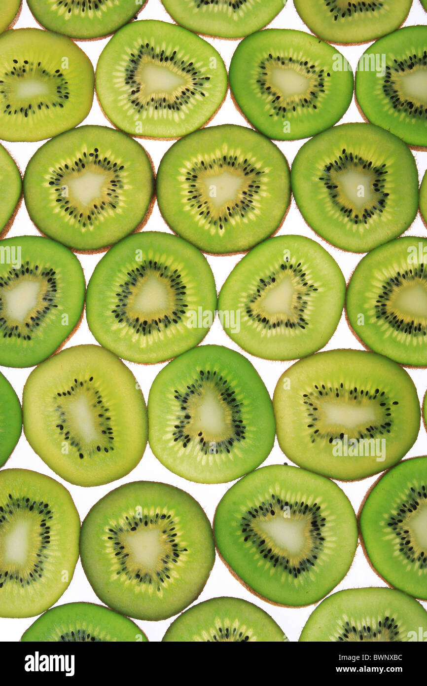 Kiwi Kiwifruit Kiwifruits Slices Fruits Fruit Studio Food Structure ...