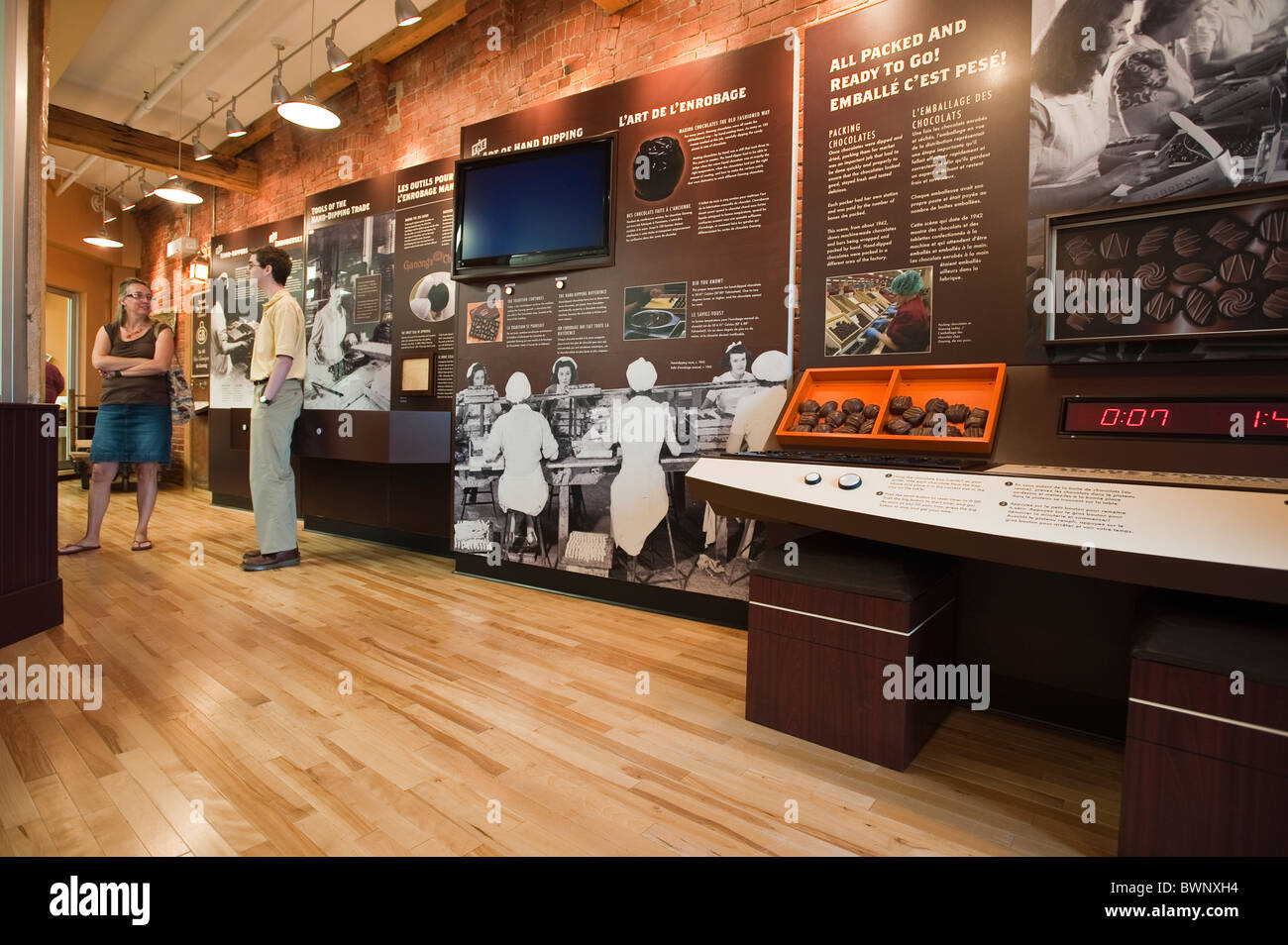 Ganong chocolate factory museum in Saint Stephen (St. Stephen), New ...