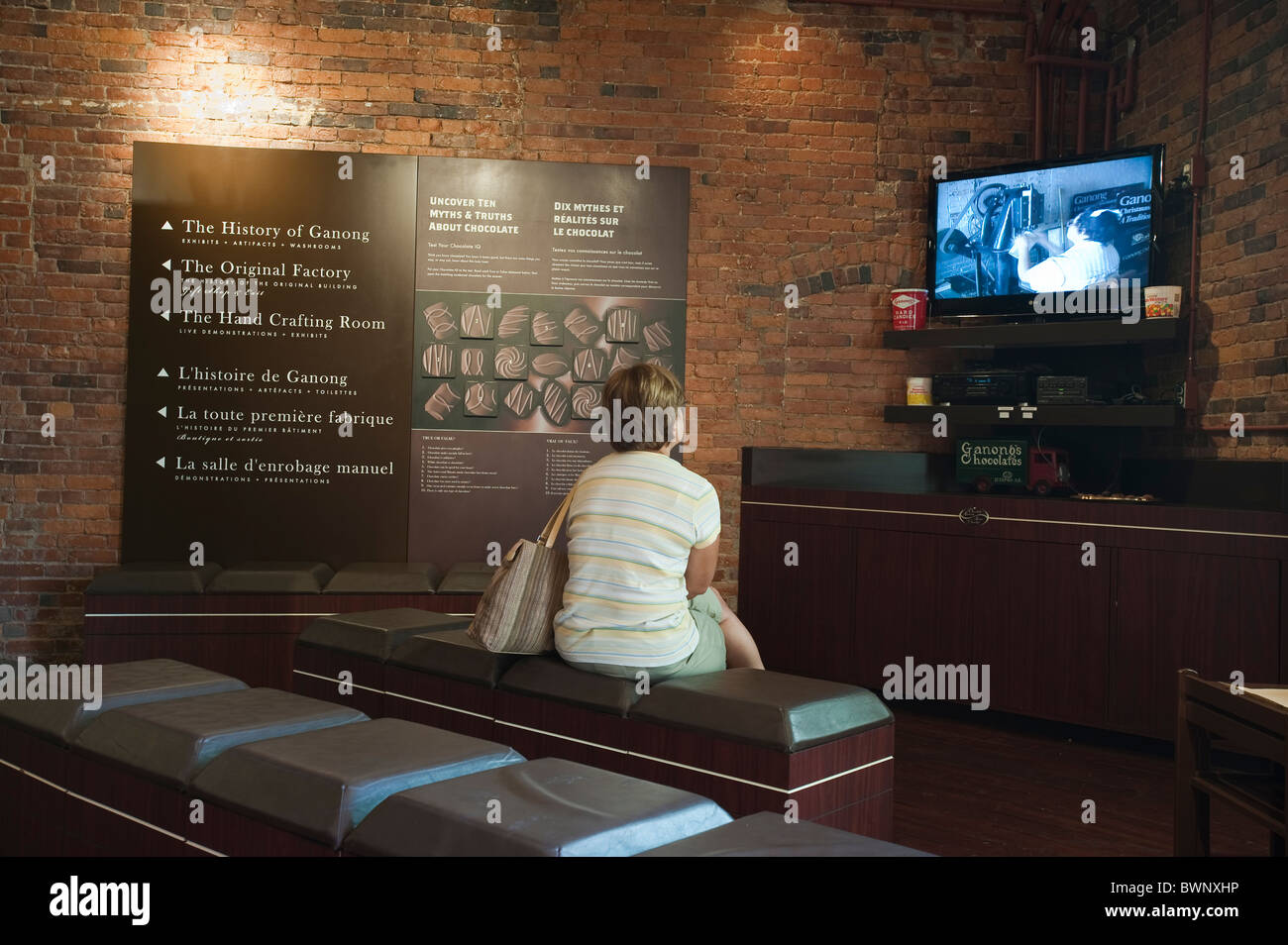 Ganong chocolate factory museum in Saint Stephen (St. Stephen), New ...