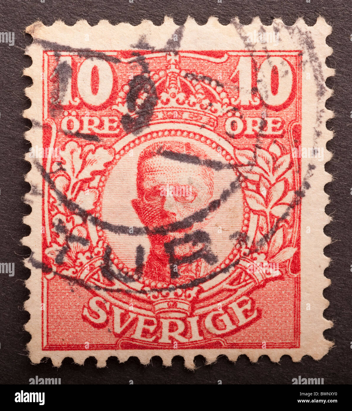 Sweden Postage Stamp High Resolution Stock Photography and Images - Alamy