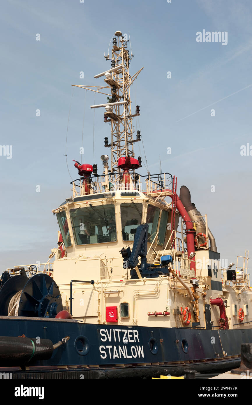 Stanlow Tug Boat Stock Photo - Alamy