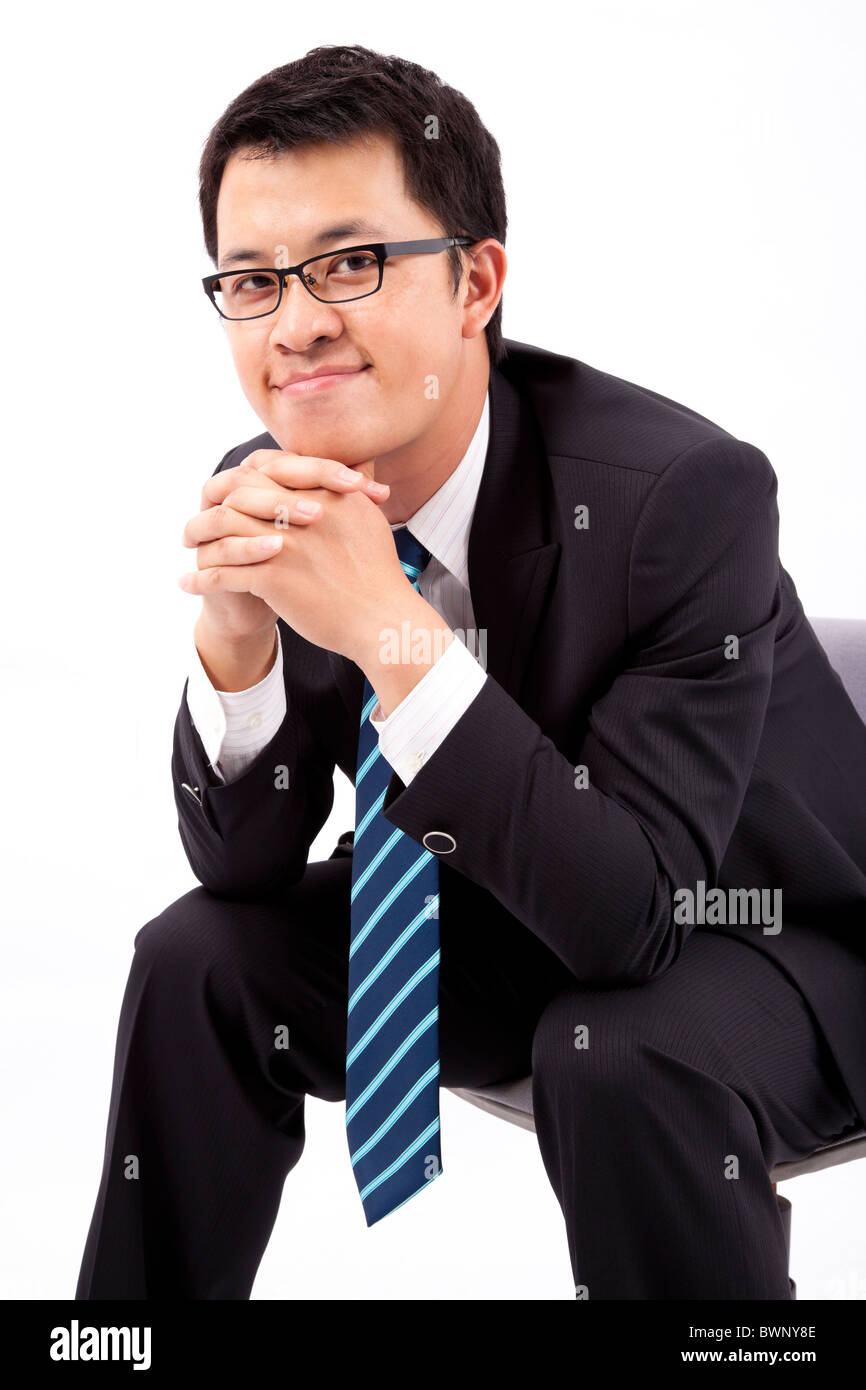 Smart handsome asian businessman hi-res stock photography and images ...