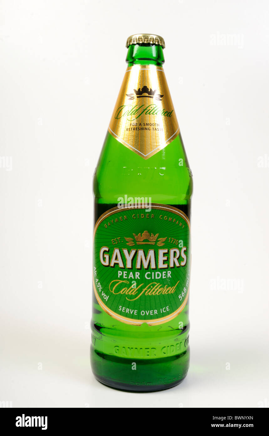 Gaymers Pear and Original Cider Stock Photo - Alamy