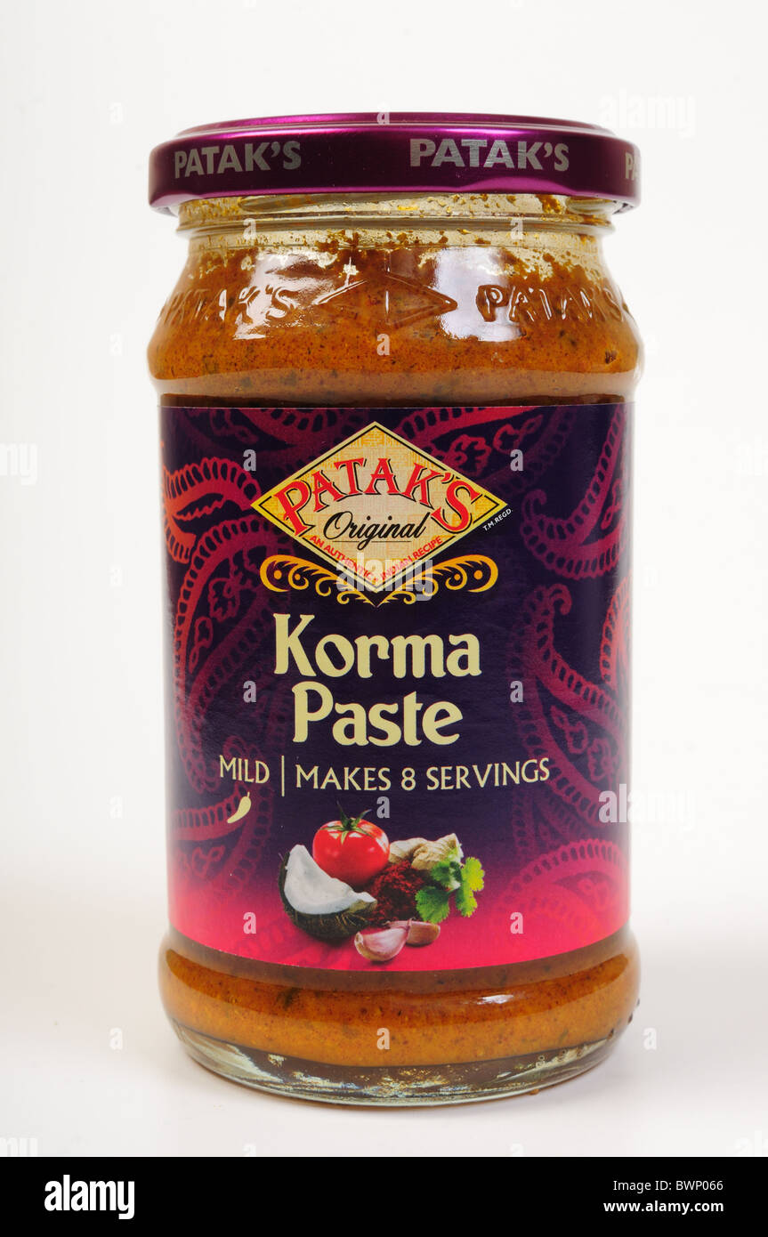 Patak's Korma Paste Stock Photo - Alamy