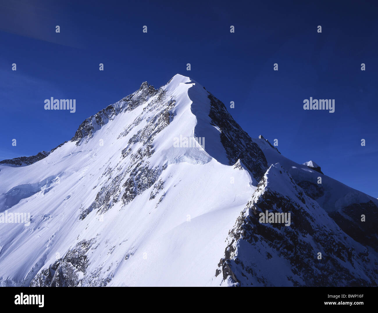 Switzerland Europe Canton Grisons Graubunden Grisons Piz Bernina ...
