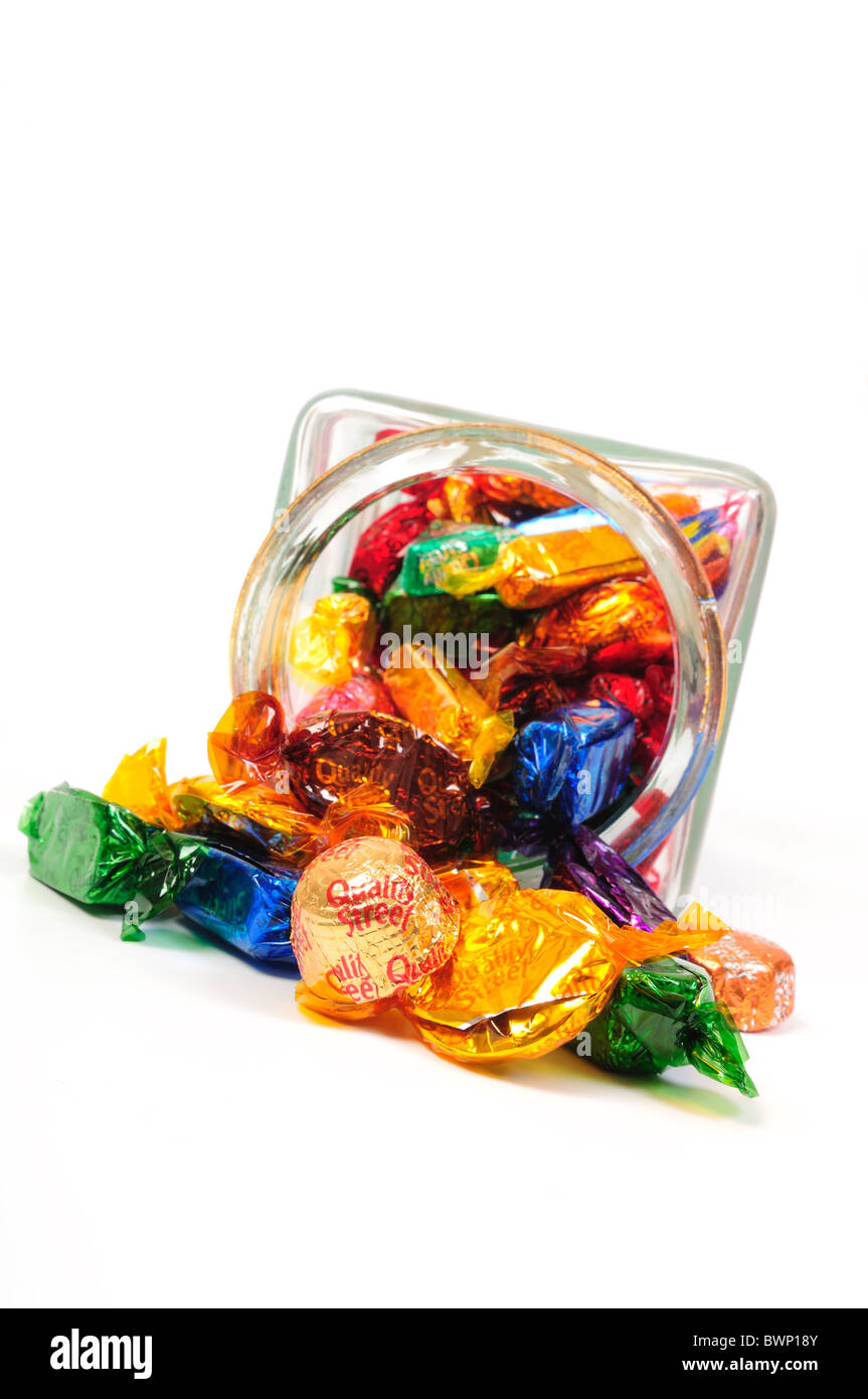 Sweet Jar 'Quality Street' Stock Photo - Alamy