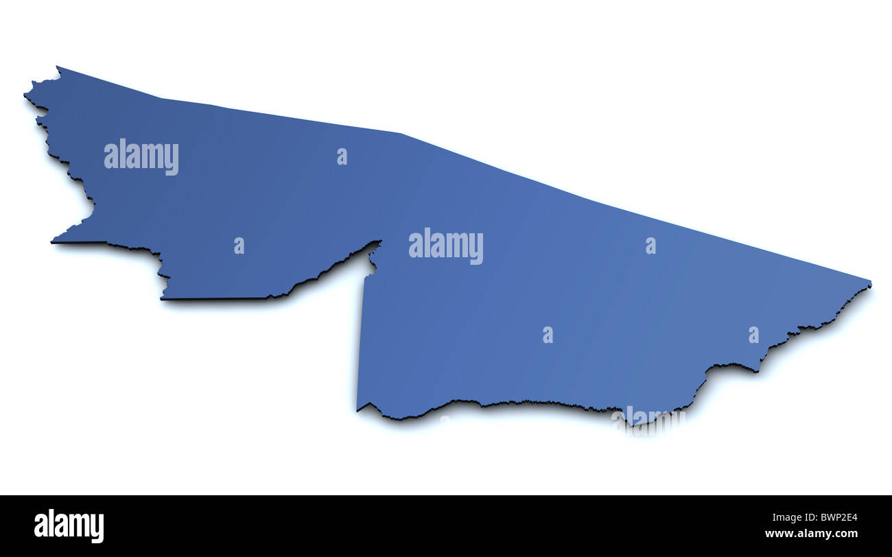 Map of Acre - Brazil Stock Photo - Alamy