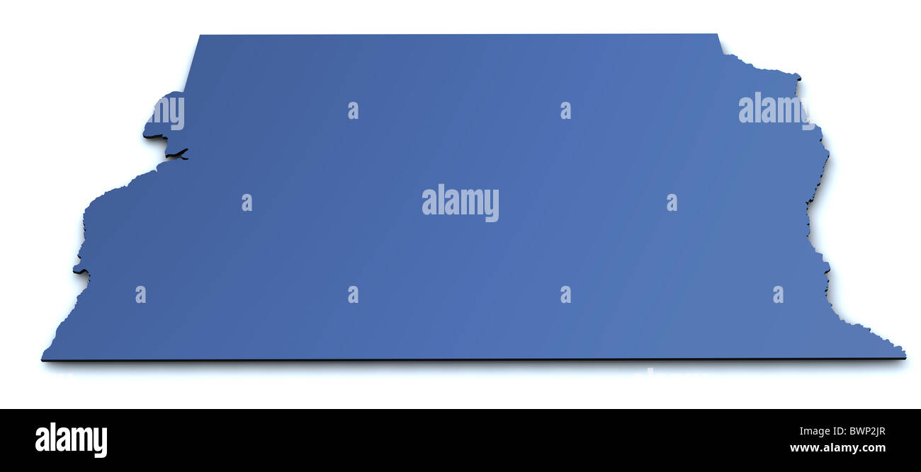 Map of Distrito Federal - Brazil Stock Photo - Alamy