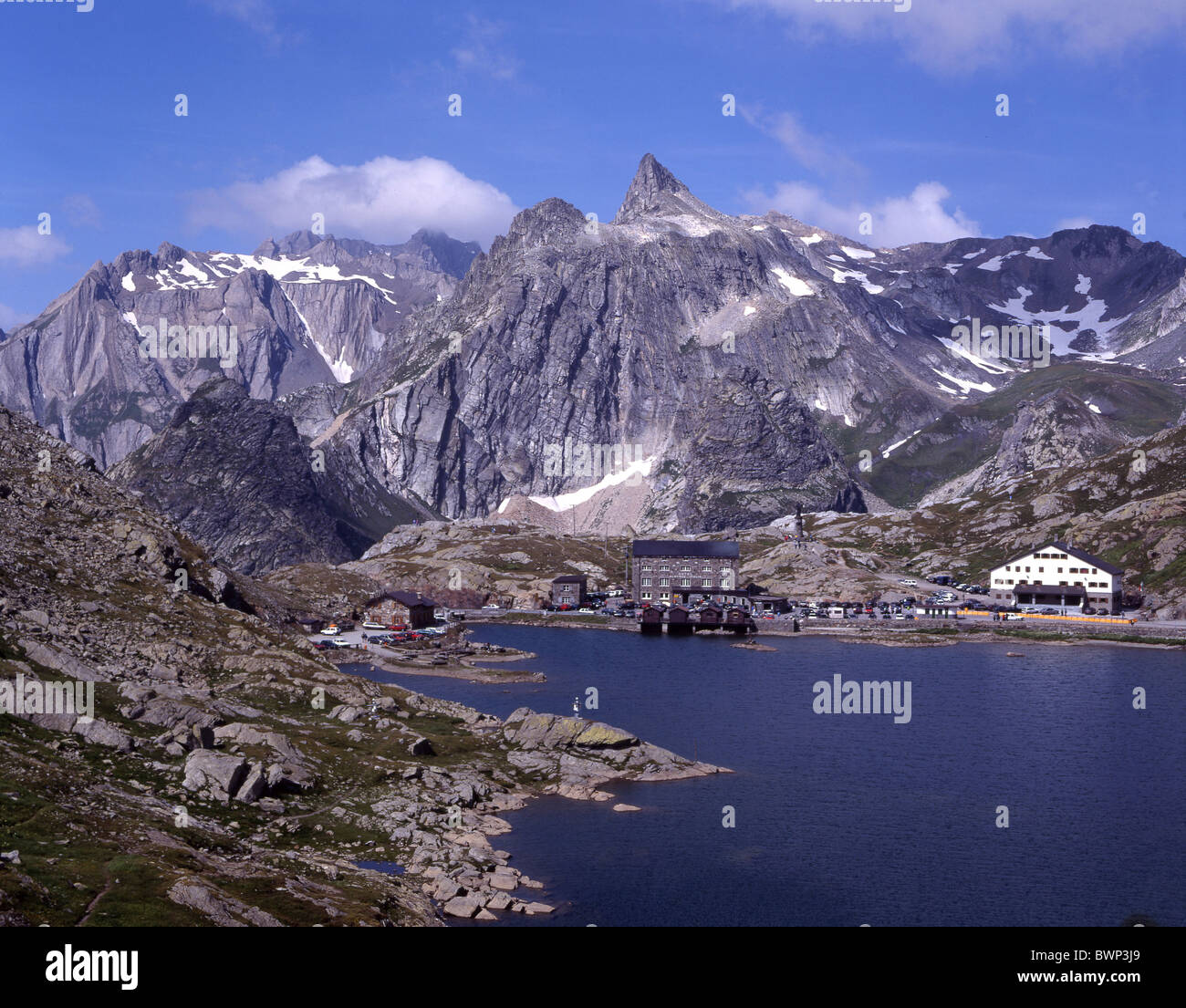 Great St Bernard Pass Switzerland Europe Italy Europe Border Lake ...
