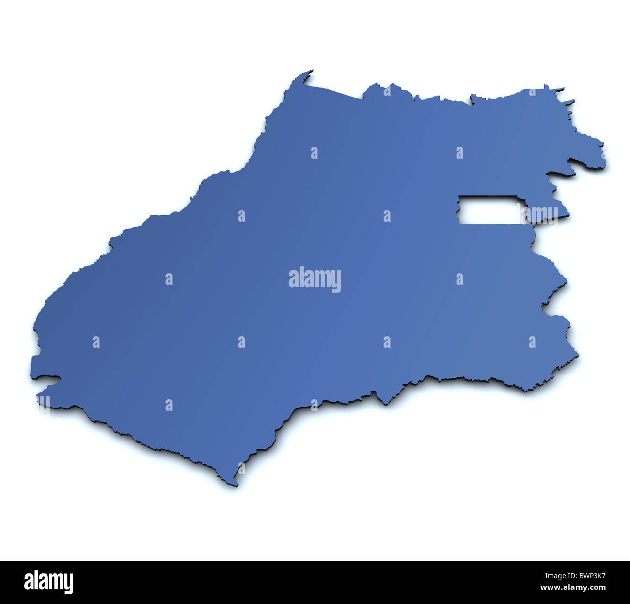 Map of Goias - Brazil Stock Photo - Alamy