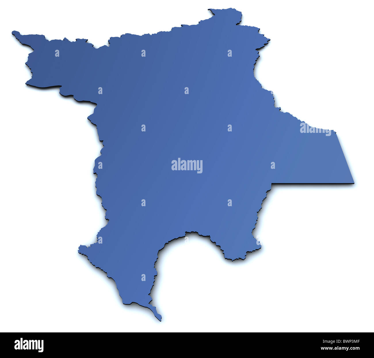 Map of Roraima - Brazil Stock Photo - Alamy