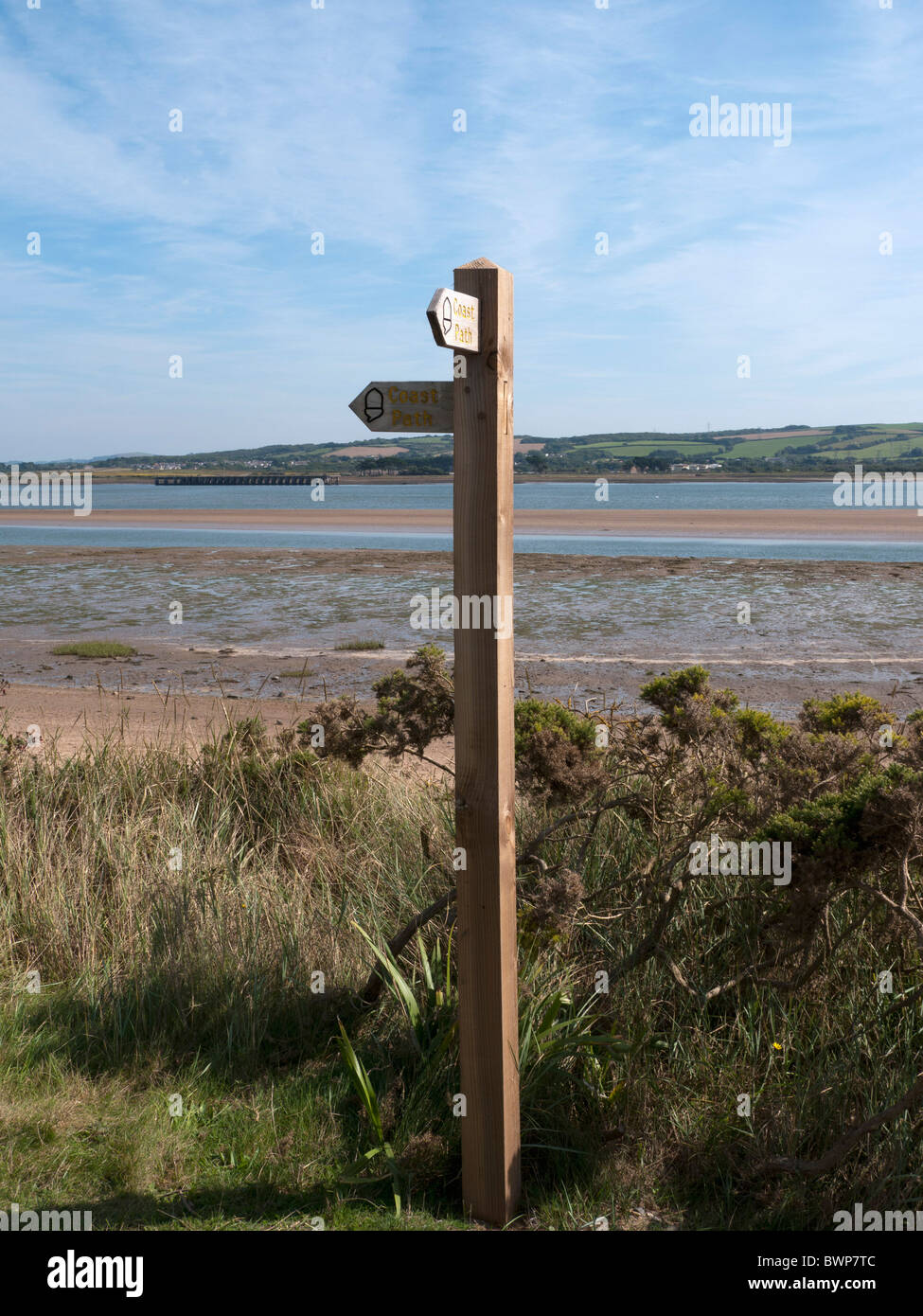 crow point on the estuary of the river taw braunston burrows nature ...