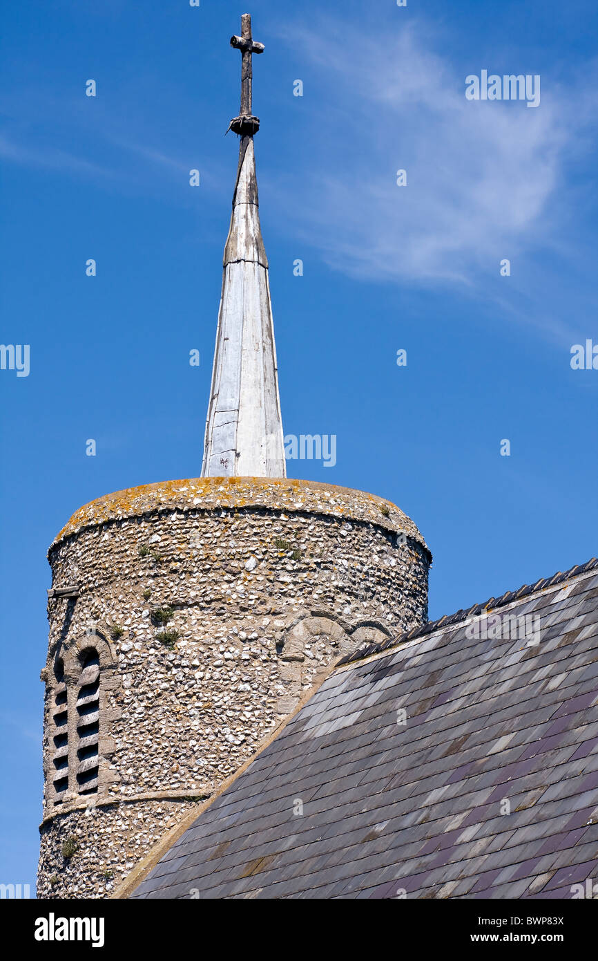 Round Tower Church Stock Photo - Alamy