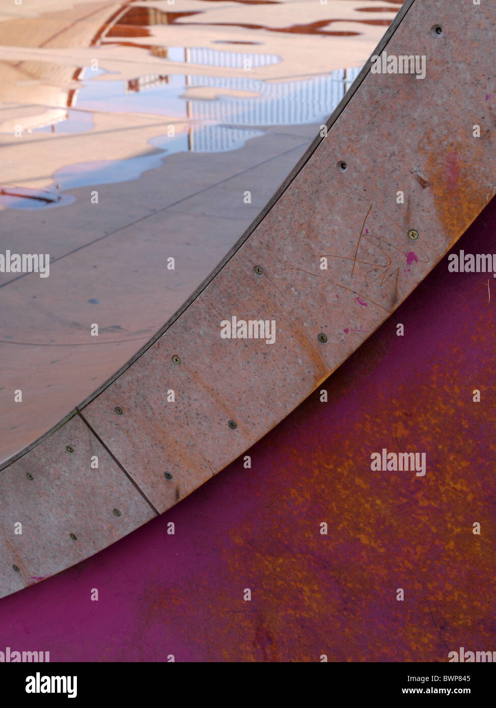 Vert ramp skateboard park Cornwall UK Stock Photo - Alamy