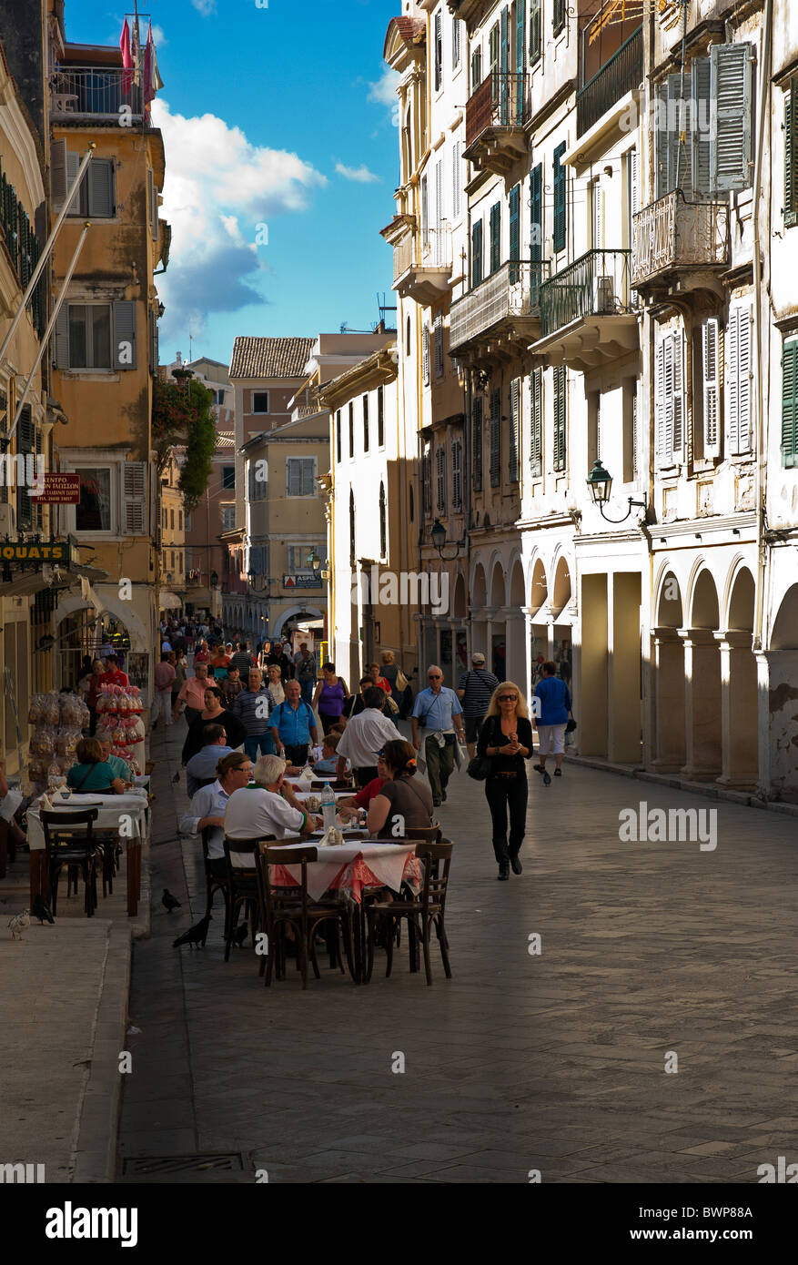 Corfu old town centre hi-res stock photography and images - Alamy