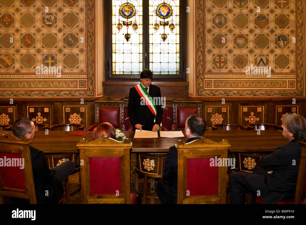 just married, civil marriage Stock Photo - Alamy