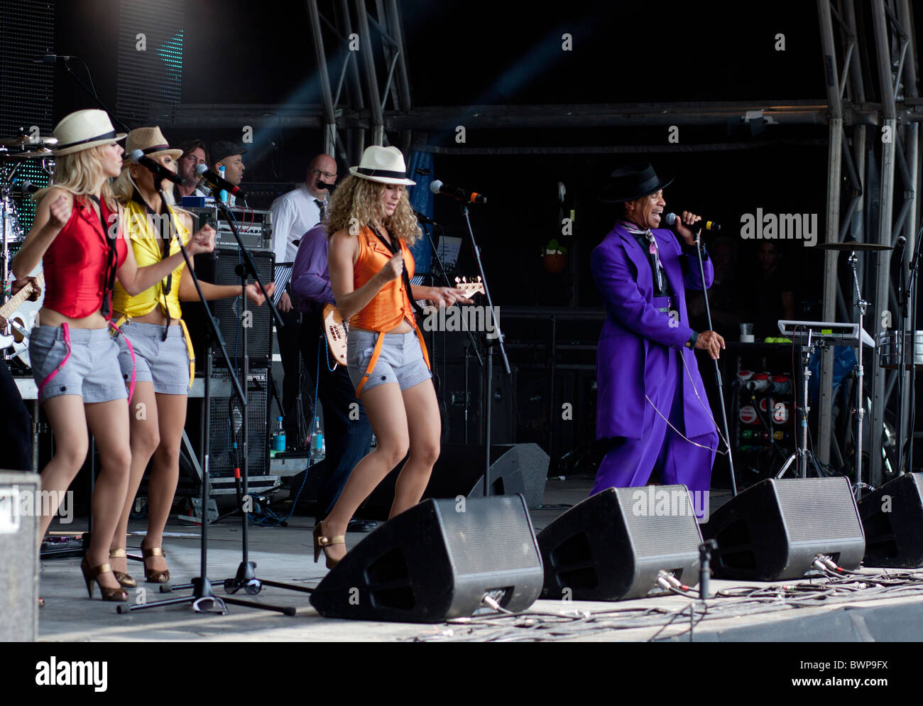 Kid Creole and the Coconuts - live on stage at Vintage at Goodwood 2010 ...