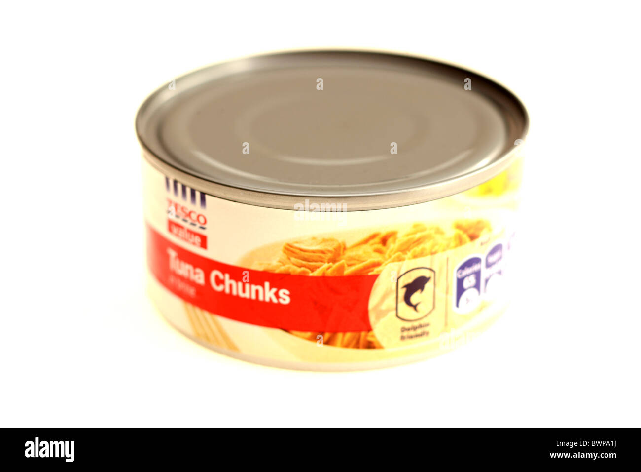 Tesco Value Tuna Chunks Stock Photo - Alamy