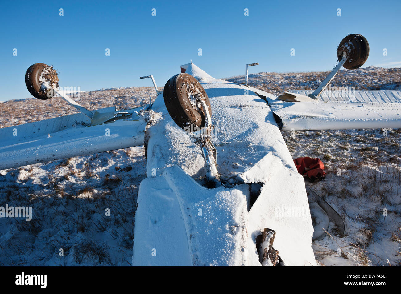 Plane crash wreckage hi-res stock photography and images - Alamy