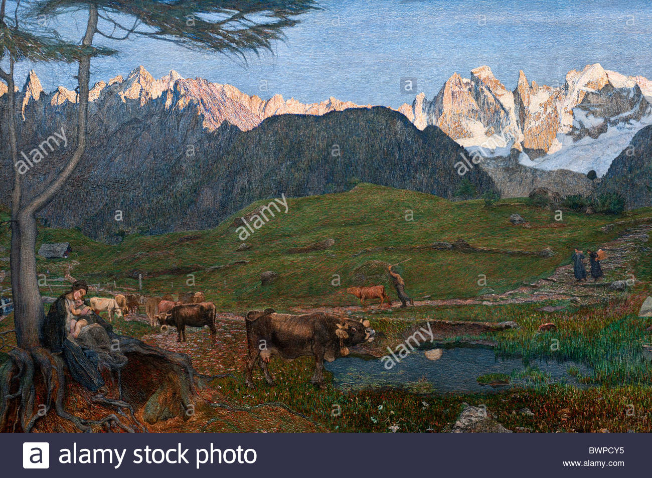 Giovanni Segantini Italian High Resolution Stock Photography and Images ...