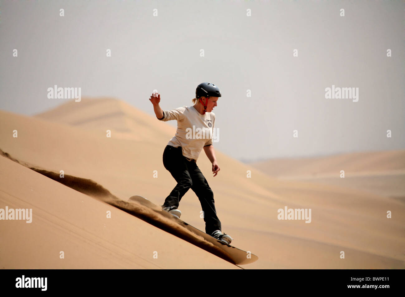 Namibia dune surfing hi-res stock photography and images - Alamy