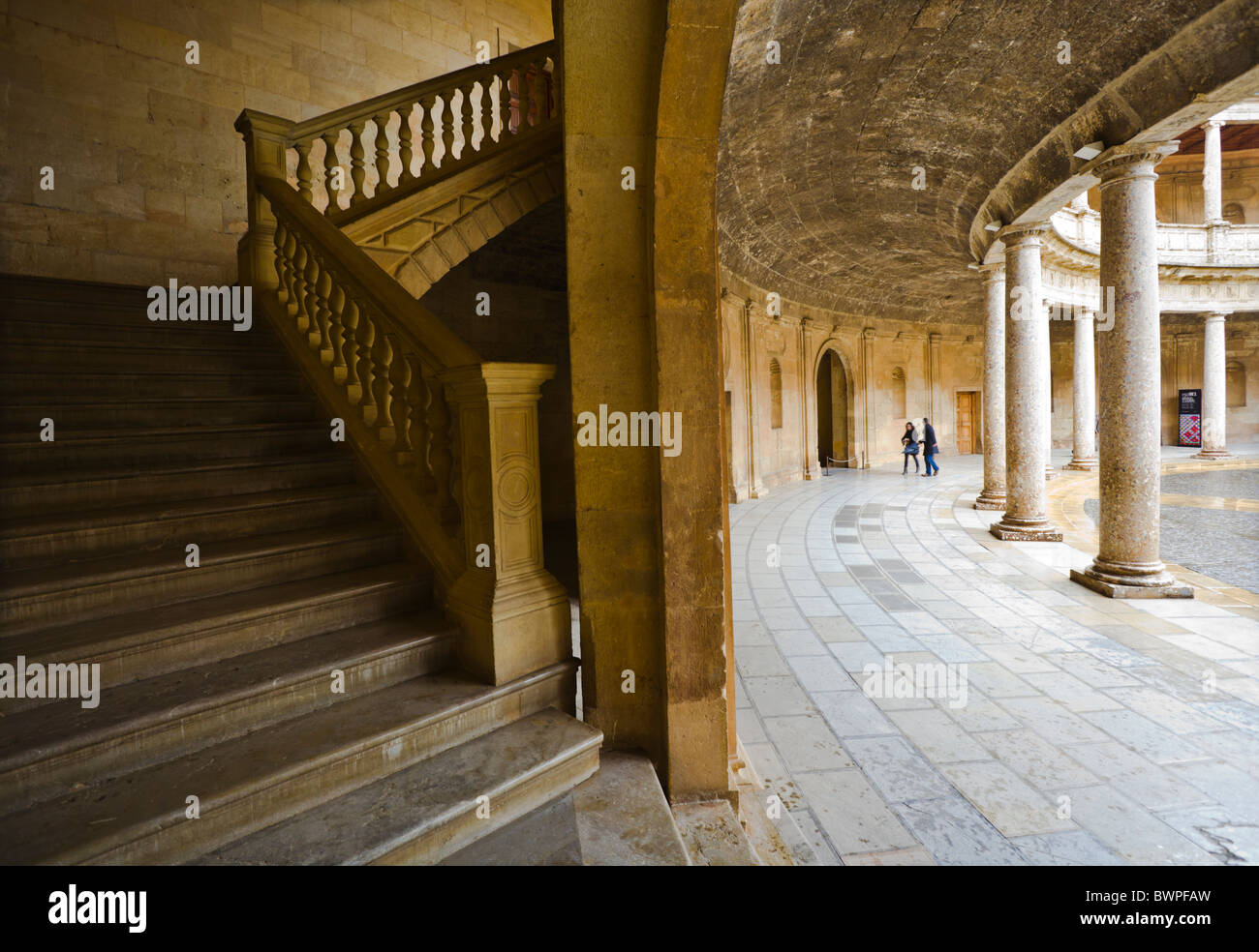 Palace stairs alhambra hi-res stock photography and images - Alamy