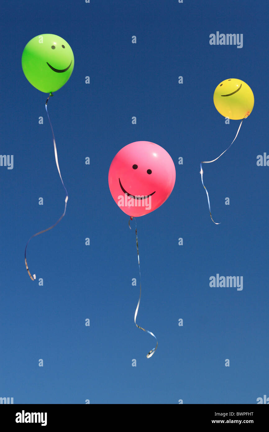 Smiley faces balloons High Resolution Stock Photography and Images - Alamy