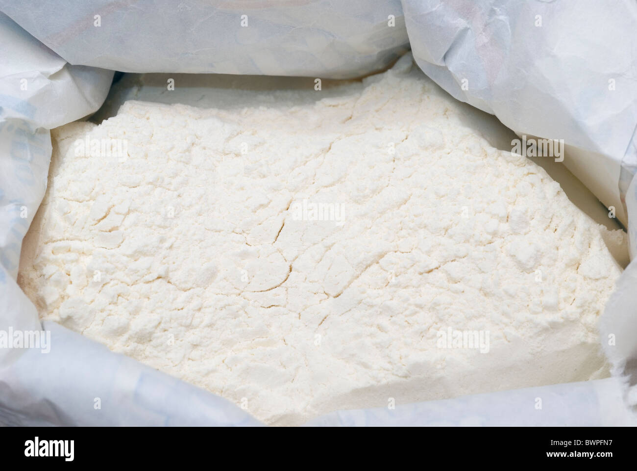 plain flour on paper bag Stock Photo - Alamy