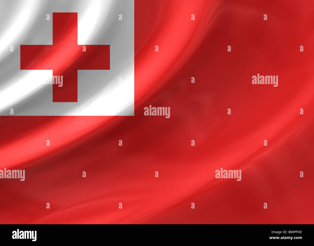 Tonga flag hi-res stock photography and images - Alamy