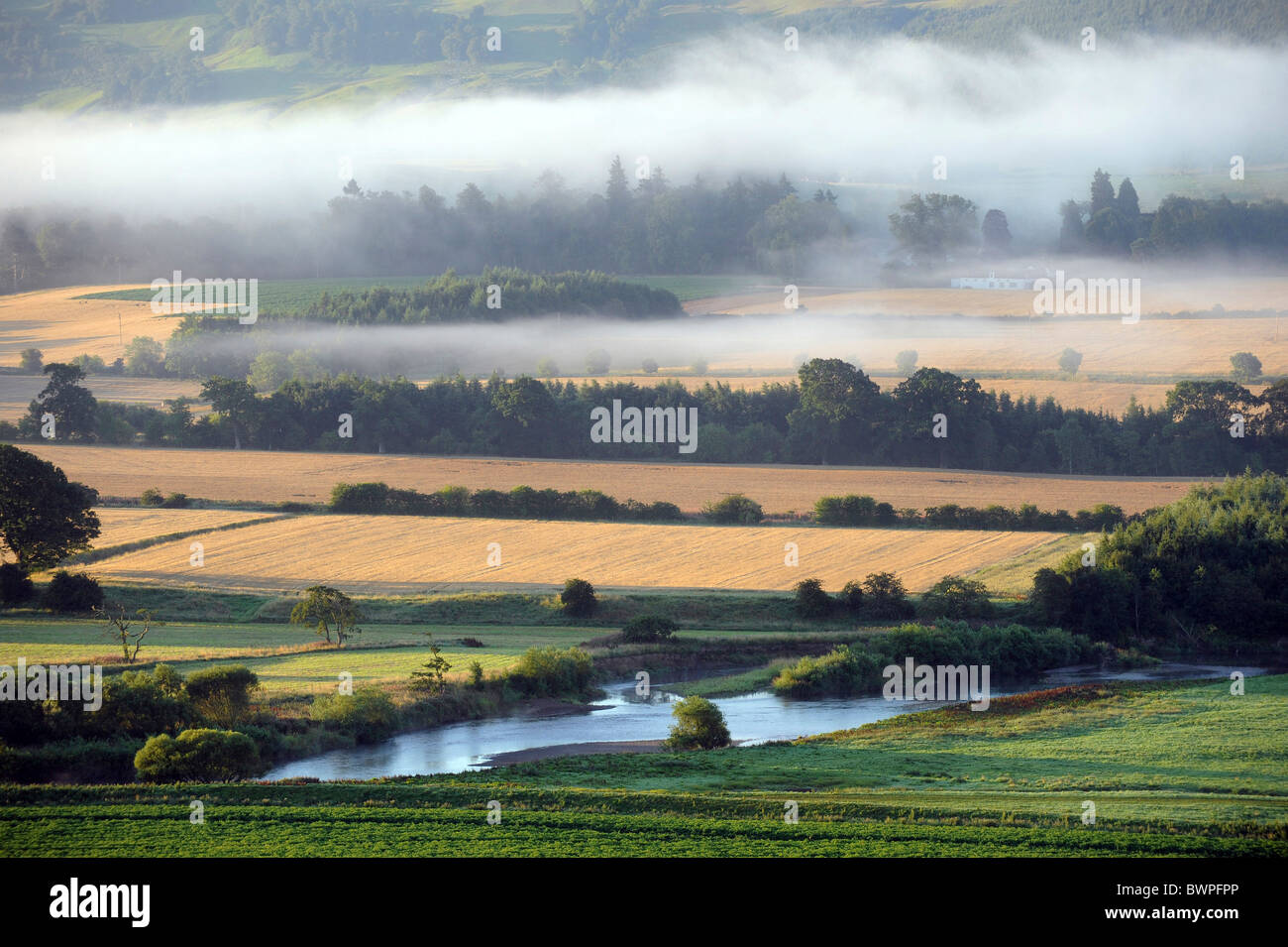 SCOTLAND Weather Mist Stock Photo - Alamy