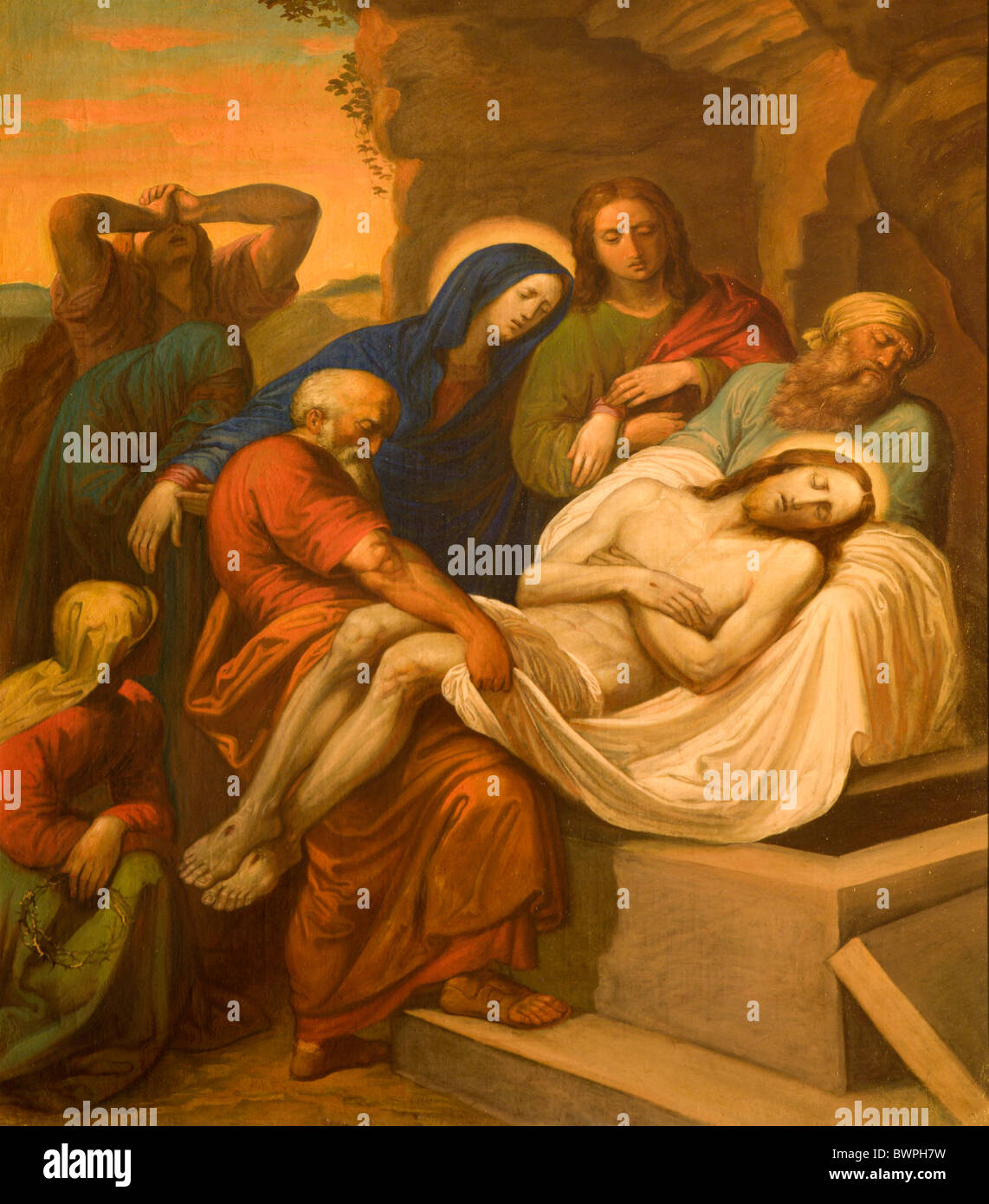 Burial of jesus christ hi-res stock photography and images - Alamy