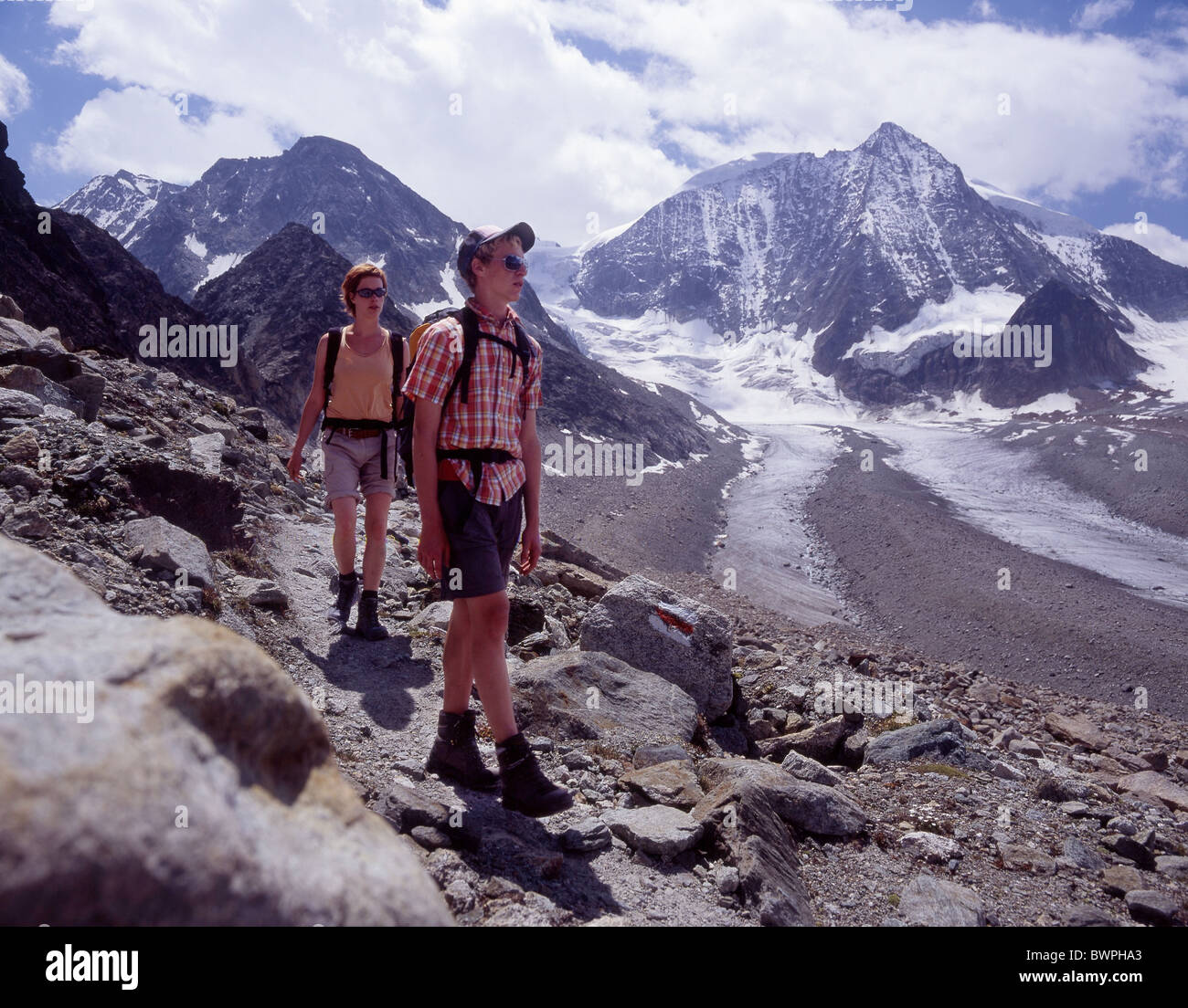 Switzerland Europe Col De Riedmatten Mont Blanc de Cheilon Canton ...