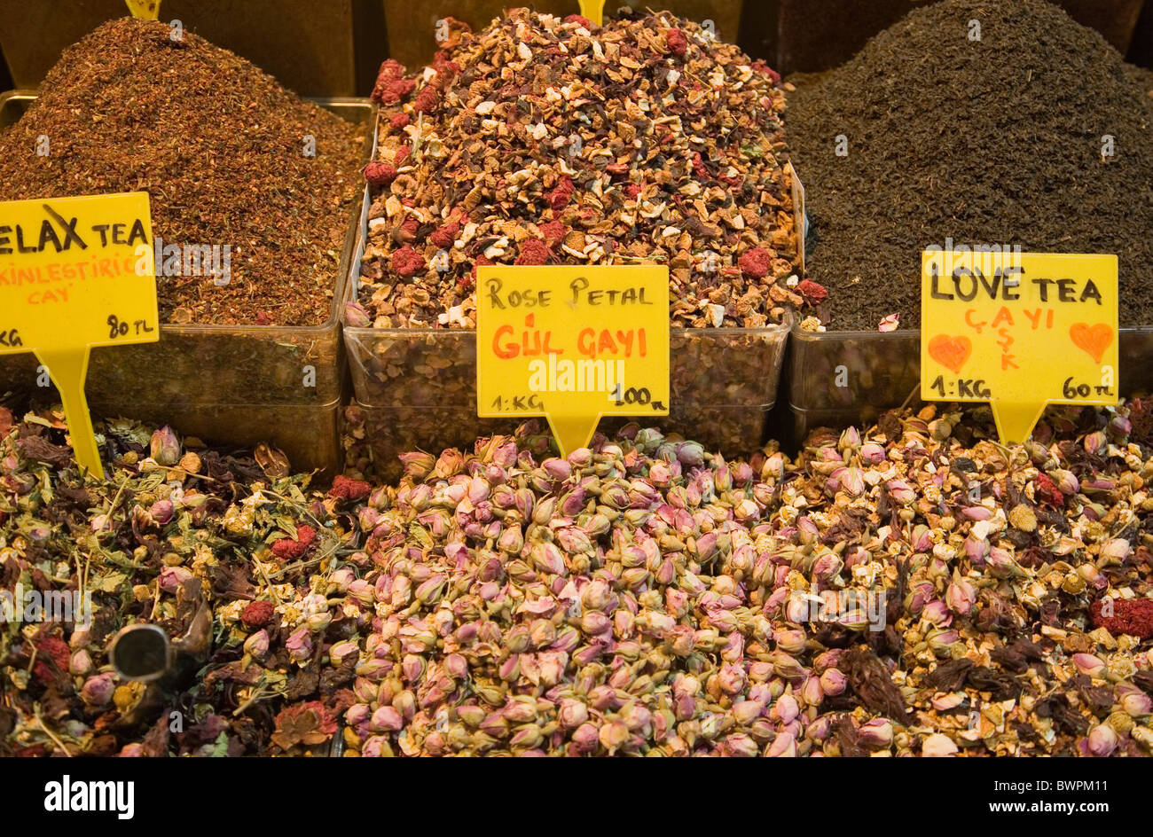 TURKEY Istanbul Sultanahmet Love Tea or Salep for sale on stall in the ...