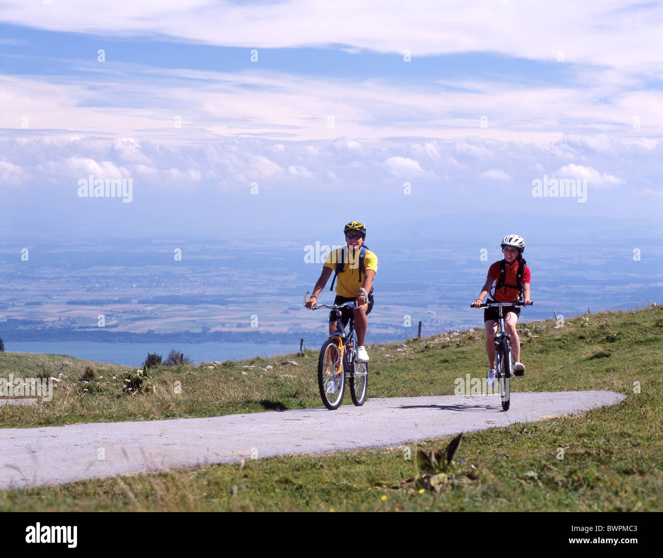 Switzerland Europe Canton Neuchatel Jura Mountains Landscape Lake ...